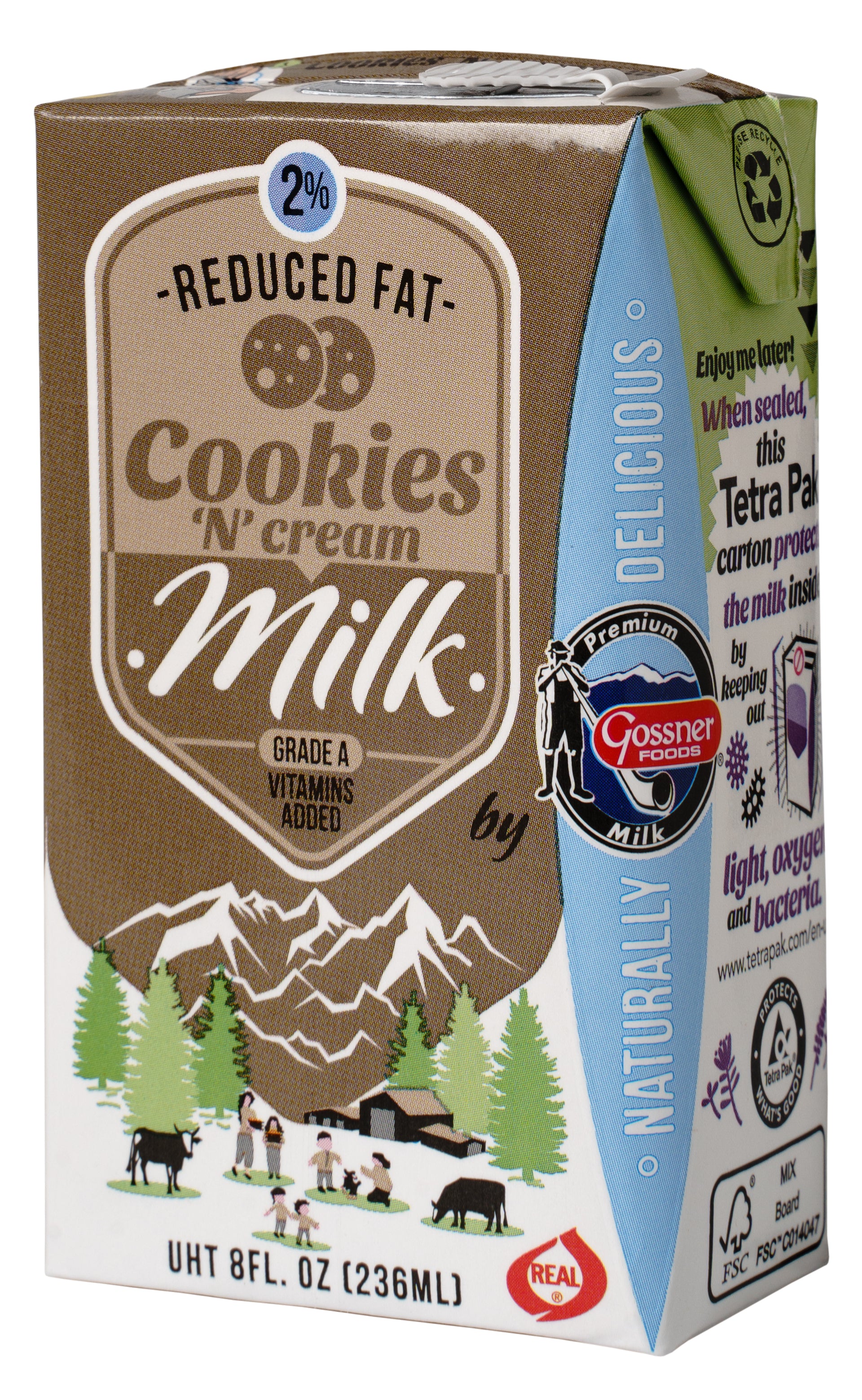 2% Cookies N' Cream Milk – Gossner Foods